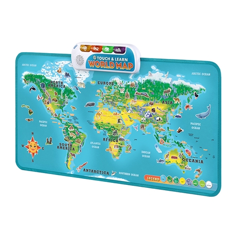 Touch & Learn World Map – LeapFrog Singapore