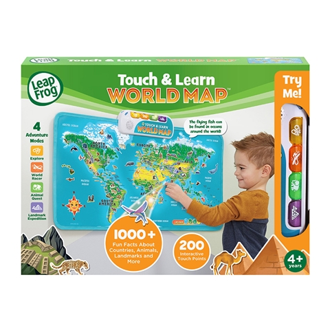 Touch & Learn World Map – LeapFrog Singapore